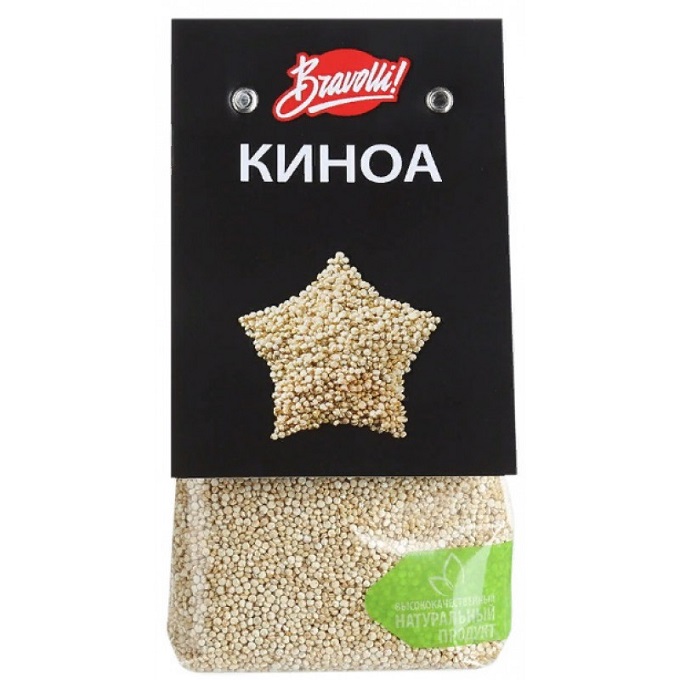 Киноа Bravolli! купить с доставкой на дом по цене 425 рублей в интернет ...