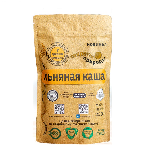 Каша льняная купить с доставкой на дом по цене 160 рублей в интернет ...